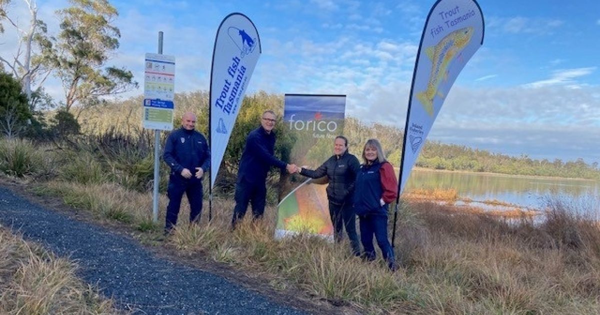 Improved access and walking trail at Four Springs Lake